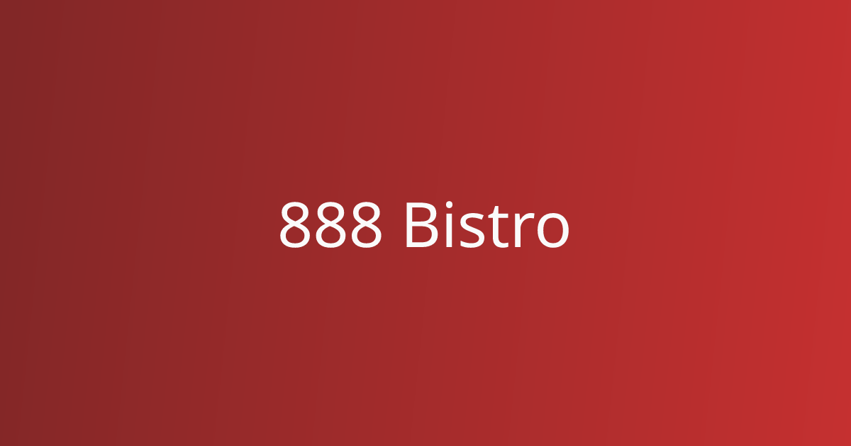 Best Chinese in East Moline, IL | 888 Bistro | Menu